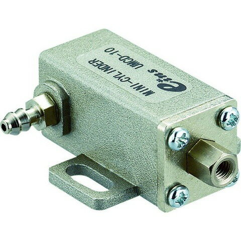 【商品詳細】●小物成形品のチャックに最適です。●先端へ吸着パットを取り付ける場合は吸着金具(XL0010-105、CP-063A)をご使用ください。●ストローク(mm)：10●幅(mm)：27●奥行(mm)：33●高さ(mm)：14●バッフ...