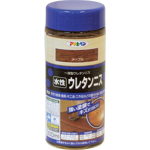 【商品詳細】●着色と美しいツヤだしが同時にでき、木目を生かした高光沢なツヤに仕上がります。●塗膜は肉持ち感が良く、耐久性に優れています。●臭いが少なく、塗りやすい水性タイプです。●建築基準法（F☆☆☆☆）対応塗料です。●家具、建具、木工品、...