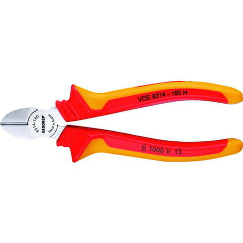 【商品詳細】●ヘッド部はスリムタイプなので狭い箇所での使用に最適です。●刃先の硬度は63〜65HRCです。●切断能力(mm)硬線：1.6●全長(mm)：160●1000V絶縁仕様●DIN EN/IEC60900基準適合品材質／仕上●特殊工具...