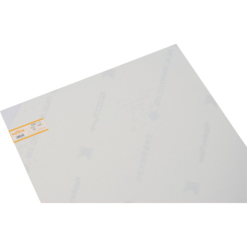 【商品スペック】特長●電気絶縁性・対薬品性に優れています。用途●標示板・電気絶縁材・ディスプレー。仕様●色：乳白半透明●厚さ(mm)：1●縦(mm)：600●横(mm)：910●取付仕様：穴ナシ（加工フリー）●取付方法：ビス止めまたはテープ...