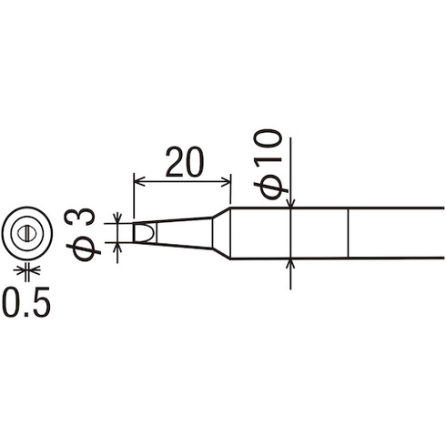 【商品スペック】特長用途仕様●こて先幅(mm)：3仕様2●グット　替こて先3D型PX4用材質／仕上セット内容／付属品注意【代引きについて】こちらの商品は、代引きでの出荷は受け付けておりません。【送料について】北海道、沖縄、離島は送料を頂きます。