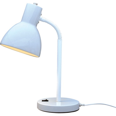 【商品スペック】特長●小型の照明にLED電球を装着しています。用途仕様●明るさ(lm)：440●色：ホワイト●幅(mm)：135●奥行(mm)：265●高さ(mm)：410●消費電力(W)：4●電源(V)：100●コード長さ(m)：1.8●...