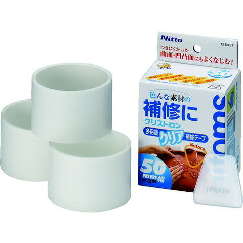 【商品詳細】●透明タイプなので目立ちにくいです。●破れにくく、耐久性、耐候性に優れています。●園芸用品やガラス類の応急補修、ビニール製品の補修。●色：透明タイプ●幅(mm)：50●長さ(m)：2●厚さ(mm)：0.18●使用温度範囲(℃)：...