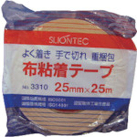 【商品スペック】特長●手切れ性に優れ、強度のある布基材なので重量物の梱包に適します。●段ボールシール性に優れたゴム系粘着剤を採用しています。用途●一般梱包用●結束用●工作・補修用仕様●色：ダンボール●幅(mm)：25●長さ(m)：25●厚さ...