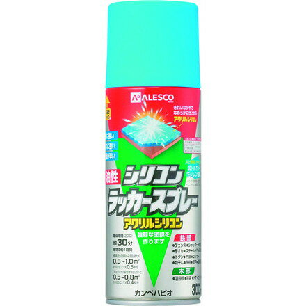 【商品スペック】特長●非トルエン・キシレン塗料です。●耐候性、耐久性に優れたアクリルシリコン樹脂を配合しています。用途●電気器具（非昇温部）・家具・自転車・工作品の鉄部・木部。仕様●色：スカイブルー●容量(L)：0.3●乾燥時間：約30分(...