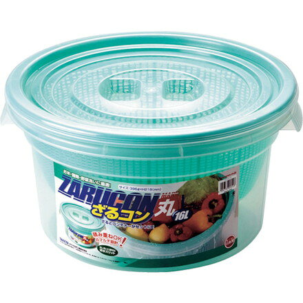 【商品スペック】特長●排水スリット設計で、お米やお野菜の流し洗いに最適なざるコンテナーセットです。●フタ、ザル、容器がセットになっています。●積み重ね可能です。用途●米とぎ、麺類、野菜洗いに。仕様●容量(L)：16●外形寸法(mm)幅：42...
