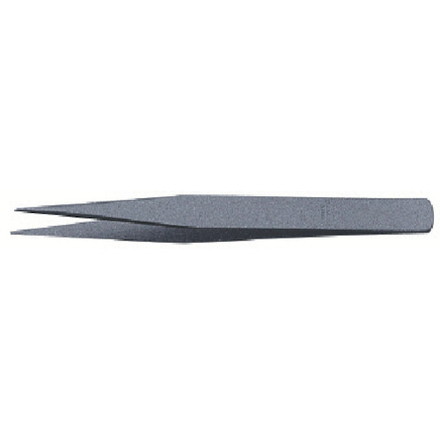 【商品スペック】特長●非粘着加工を施しているので、ヤニやのりがつかず、また付いてもとりやすくなっております。●微小なパーツ類をつかむことのできる先の細いピンセットです。用途●細かなパーツのつまみ作業に。●紙細工などのりを使用した作業などに。...