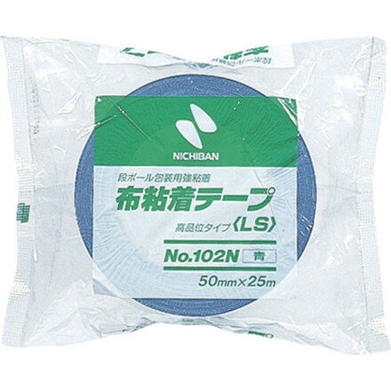 【商品スペック】特長●強粘着で抜群の保持力です。●巻戻しが軽く作業効率も良好です。用途●重量ダンボールの封かん。仕様●色：青●幅(mm)：50●長さ(m)：25●厚さ(mm)：0.3●粘着力(N/10mm)：5.05仕様2●粘着力：5.05...