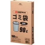 特長●透明のゴミ袋です。●上から1枚ずつ取り出せます。仕様●厚さ(mm)：0.05●容量(L)：90●色：透明●規格：90L●厚：0．05mm●手触り：ツルツルタイプ仕様2●規格：90L●厚：0．05mm材質／仕上●低密度ポリエチレン原産国...