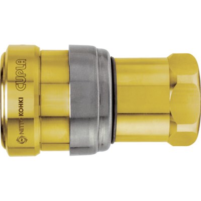 特長●独自の液だれ低減バルブ構造で接続・分離時の空気混入量と液だれ量を大幅に低減します。仕様●耐圧力(MPa)：5.3●相手側取付サイズ：R1/2●使用流体：水、空気、薬品、作動油、ガス●最高使用圧力(MPa)：3.5●使用温度範囲(℃)：...