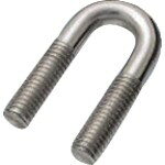 特長●小さいUボルトです。用途●壁面・床面・地面への固定金具です。仕様●使用荷重(kN)：0.49●ねじ径：M6●D(mm)：5.3●L(mm)：34●T(mm)：19●W(mm)：14材質／仕上●材質：ステンレス(SUS304)●仕上げ：...