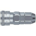 特長●ウレタンホースを簡単、確実に装着。ホースへの取り付けは、ニップルに差し込みナットを締めるだけ。●工場内の空気配管から空気工具のホース接続用まで、汎用性に優れたタイプです。仕様●耐圧力(MPa)：2.0●相手側ホースサイズ(mm)：8....