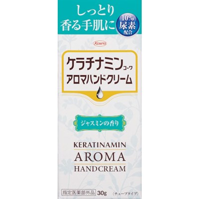 特長●指定医薬部外品です。●尿素10%配合。●ジャスミンとフレージア、スペアミントの清楚で透明感のある香り。●携帯に便利な30gチューブ。用途●手足のかさつき、あれに。仕様●容量(g)：30材質／仕上●主成分(100g中)：尿素(10.0g...
