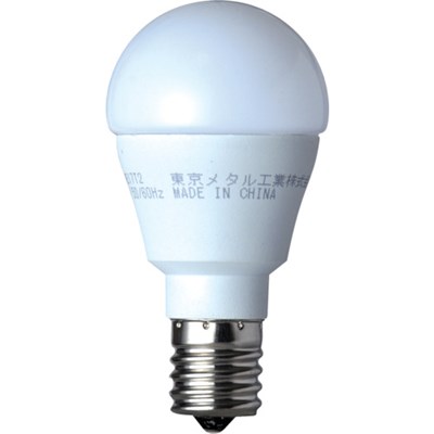 特長●調光タイプのLEDランプです。仕様●明るさ(lm)：440●光源色：電球色●外径(mm)：38●全長(mm)：75●消費電力(W)：5.3●口金：E17●相当電球(W形)：40●定格寿命(時間)：40000●色温度(K)：3000●タ...