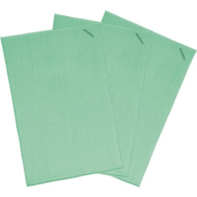 特長●人気の商品がエコマークを取得しました。●用途を選ばない、ふんわりしたパイルの厚手タイプのクロスです。用途●万能タイプ。仕様●色：緑●シートサイズ(mm)：315×500材質／仕上●再生ポリエステル●ポリエステル●ナイロン注意●漂白剤・...