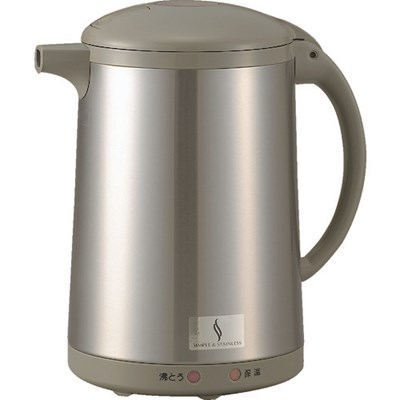 特長●沸とうタイプの電気ポットです。●広口容器でお手入れカンタンです。●4つの安全設計（空だき防止・転倒湯もれ防止・マグネットプラグ・やけどしにくい本体設計）です。用途●一人用の電気ポット。ホテルの客室に最適。仕様●色：ステンレスブラウン●...