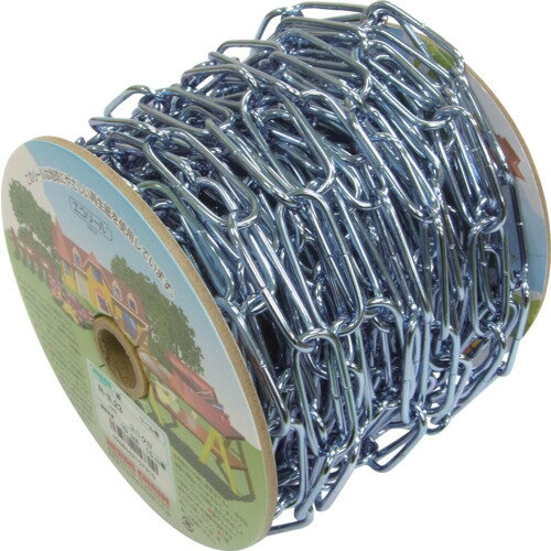 特長●最も基本的でシンプルなチェインです。●未溶接のため、取り外しや加工が容易に行えます。●リールに巻いている製品のため、使用時に絡まりにくいです。用途●パーツとの併用で、転倒防止・連結部品として使用できます。仕様●品名：IL23●使用荷重...