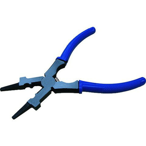 【商品詳細】●これ一本でマルチに使える半自動溶接用お助けプライヤーです。●半自動溶接用。●ペンチに。●ハンマーに。●ワイヤーの切断に。●ノズル、チップの脱着に。●ノズルのスパッタ除去に。●200A以下の小電流用トーチに。●切断能力(mm)溶...