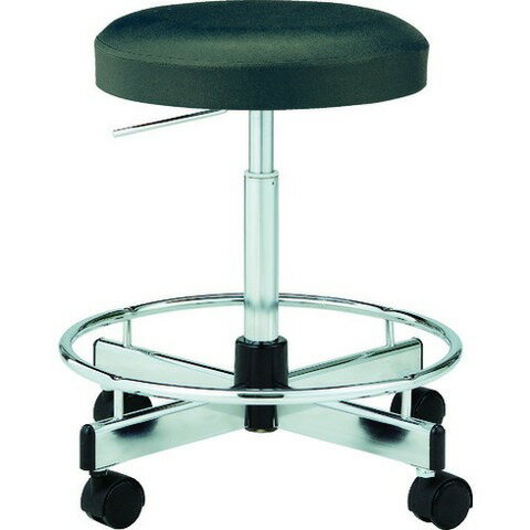 【商品詳細】●直接に床面に流し製品への静電気被害を防止します。●静電気を嫌う精密機器の工場等に最適です。●色：ブラック●座幅(mm)：375●座奥行(mm)：375●座高(mm)：500〜680●座上下昇降機能：ねじ調節式●組立目安：1人1...