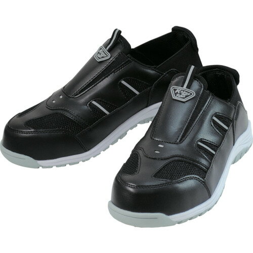 特長●かかとを踏んでもピッタリフィットします。●靴の脱ぎ履きの多い作業に最適です。●先芯入りでつま先をガードします。用途●普通作業。仕様●寸法(cm)：29.0●足幅サイズ：EEE●色：ブラック仕様2●反射材●通気材質／仕上●つま先ガード●...
