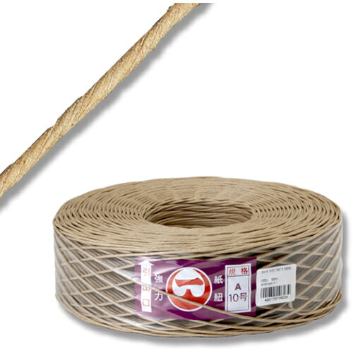 特長●未晒クラフト紙を原料とした紐です。仕様●太さ約1.8mm190m巻き(350g)材質/仕上●未晒クラフト原産国：日本【代引きについて】こちらの商品は、代引きでの出荷は受け付けておりません。【送料について】北海道、沖縄、離島は送料を頂きます。