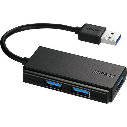 特長●USB3.0の高速通信に対応です。●BUFFALOラインナップ史上最小、バリューモデルです。●小型だけど挿抜しやすい形状です。●幅の広い機器も楽々抜差しできる前面2ポート+側面1ポート設計です。仕様●ポート数：3原産国：非公開【代引き...