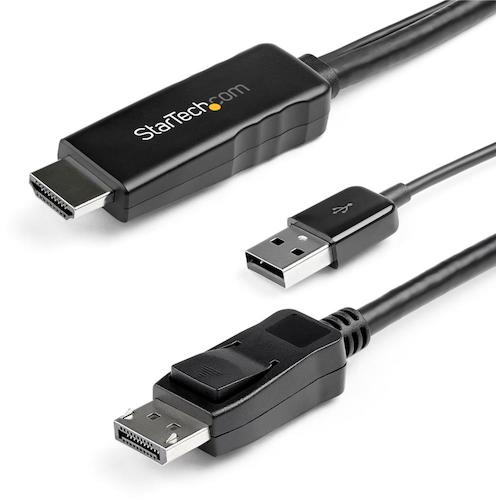 特長●HDMI-DP変換ケーブルです。●HDMI1.4からDisplayPort1.2へのアクティブ変換アダプターケーブルです。●40cmのUSB電源ケーブルと一体のオールインワンソリューションです。●各種ブランドのDisplayPortモ...