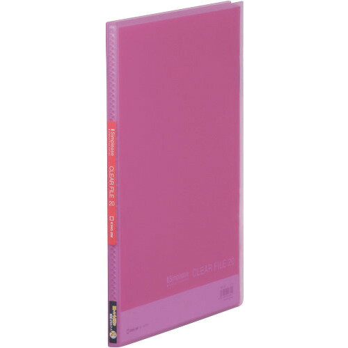 ●スケルトン表紙が鮮やかです。●厚くて丈夫な表紙とポケットです。●ポケットは上から入れるタイプです。●ページめくりがしやすい固定（溶着）式です。●光の反射やベタつきを防止するエンボス加工です。●用紙サイズ：A4●背幅(mm)：12●ポケット...