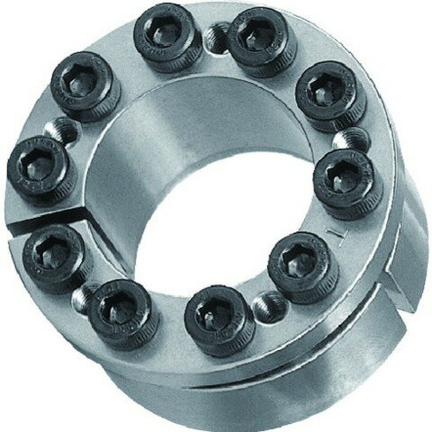 【商品詳細】●広範囲の公差軸に対応可能です。●キー等を使わず軸とボスを締結させる摩擦式締結具です。●内径(mm)：65●外径(mm)：87●長さ(mm)：34.5●二面幅寸法(mm)：19●使用温度範囲(℃)：-30℃〜+200℃●伝達トル...