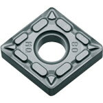 ●耐熱性に優れた超硬母材と新コーティング「MEGACOAT TOUGH」を採用しています。●ステンレス鋼の連続仕上げ加工〜軽断続加工の第一推奨材種です。●被削材:ステンレス鋼、超耐熱合金。●チップ形状：ひし形80°●厚さS(mm)：4.76...