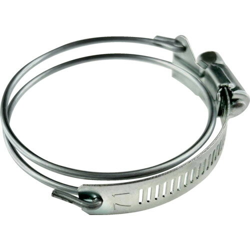 ●コルゲートタイプのビニールホース用です。●空調用ダクトホース・一般デリバリーサクションホース用に●最大径(mm)：71●最小径(mm)：63●線径(mm)：2．6●カフス：小（30目）●スクリューHEX(mm)：10●左巻用ホース用バンド...