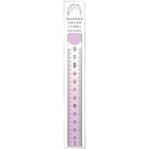 ●すべり止め加工付で両サイドはテーパーカット加工です。●全長(mm)：140●幅(mm)：18●厚さ(mm)：1.5●呼び寸法(mm)：120●色：スミレ●表面:光沢クリア裏面:マット加工仕様●アクリル樹脂●すべり止め加工付で両サイドはテー...