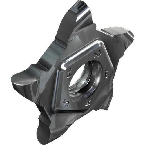 ●強固なクランプシステムと、高剛性チップデザインが高能率加工を実現します。●ホルダーの左右方向から、機上で簡単迅速にチップ交換が可能です。●5コーナー使いチップで経済性に優れています。●溝入れ、突っ切り加工用。●適合被削材：PMH●コーナ半...