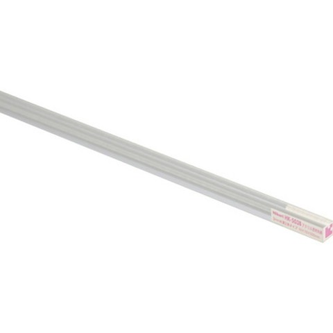 【商品詳細】●樹脂の中で透明性が高く、ガラスと比較し耐衝撃性に優れています。●3mm板用の溝付の透明角棒です。●ケース、工作・部材などに。●長さ(mm)：500●タイプ：3mm用溝×2●色：透明●縦(mm)：10●横(mm)：10●使用温度...