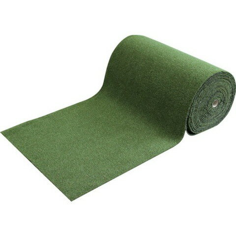 【商品詳細】●天然芝に近い質感です。●等間隔に穴が開いていて水はけ抜群です。●ベランダ、テラス、中庭等に。●色：グリーン●幅(mm)：910●長さ(m)：10●厚さ(mm)：10材質／仕上●表面：ポリエチレン、ポリプロピレン●裏面：Sコーテ...