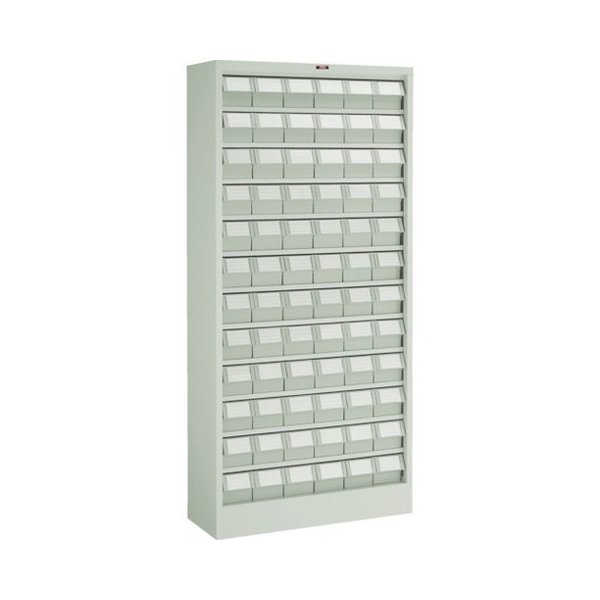 【商品詳細】●間口(mm)：844●奥行(mm)：470●高さ(mm)：1790●最大積載量(kg/台)：300●引出し：ML-1N（NG） 6列12段●引出し色：ネオグレー●付属品：棚板11枚●均等積載量(kg/段)：70●オープンタイプ...