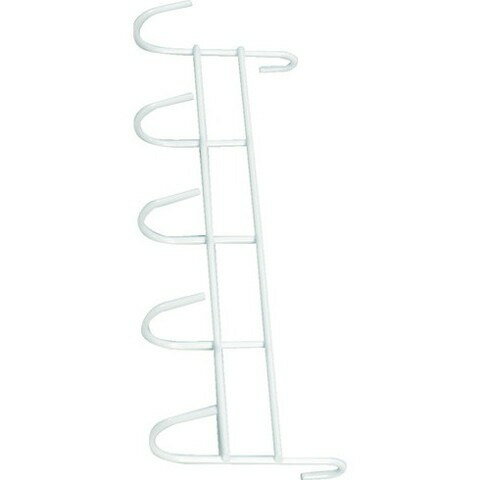 【商品詳細】●メッシュパネルに取り付けて使用できます。●壁面や棚などに取り付けて、スペースを有効利用できます。●インテリアメッシュ用のパーツとして。●工具の収納・分類に。●フック長さ(mm)：30●縦(mm)：74●色：白●品名：5連フック...