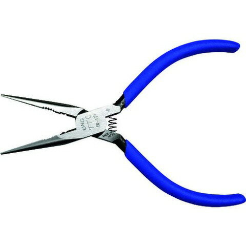 【商品詳細】●細長く仕上げているので、電子機器のメンテナンスに最適です。●切断能力(mm)軟鉄線：φ1.6●全長(mm)：140●切断能力(mm)銅線：φ2.0●ばね付●先端部ギザ付●ボルト回し・パイプつかみ用セレーション付材質／仕上●機械...