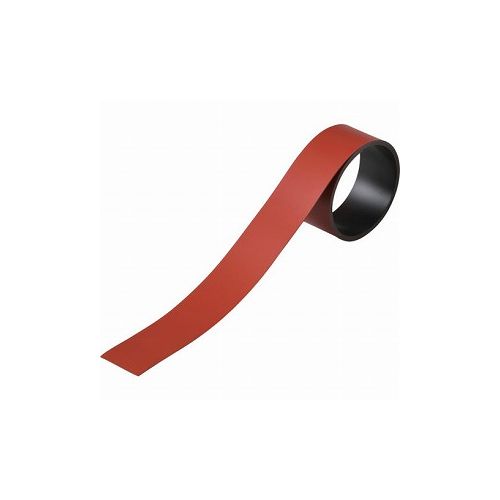 【商品スペック】■特長・ハサミやカッターで簡単にカットすることができる「テープ状」のマグネットシートです。・油性マーカーで文字やイラストなどを自由に書き込むことができます。■用途・整理・分類に。・メモや目印に。■仕様・色：赤・幅(mm)：3...