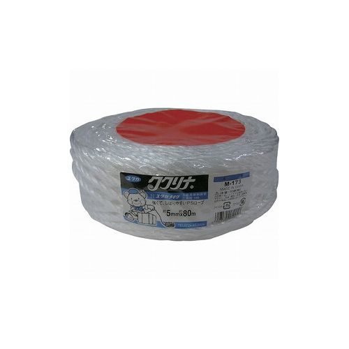 【商品スペック】■特長・溶着品なので、切り口がほぐれません。■用途・一般荷造り、結束など。■仕様・線径(mm)：5・全長(m)：80■仕様2・平巻タイプ■材質／仕上・ポリプロピレン■セット内容／付属品■注意【代引きについて】こちらの商品は、...
