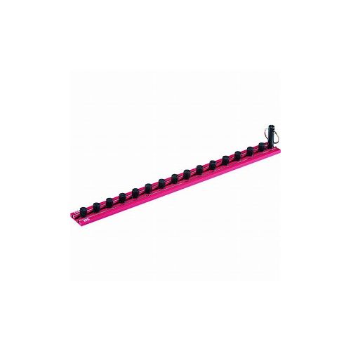 【商品スペック】■特長・クリップが丸形状のため、差込角の向きを気にせずソケットを簡単に固定できます。■用途・ソケットの収納。■仕様・差込角(mm)：9.5・クリップ数(個)：15・差込数：15・全長(mm)：304■仕様2■材質／仕上■セッ...