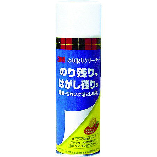 メーカー：スリーエムジャパン【商品特徴】●テープをはがした後の「のり残り」や「はがし残り」をきれいに落とします。●油性インキや床ワックスのクリーナーとしても使えます。【用途】●テープののり残り、はがし残り。【仕様】●色：透明●容量(ml)：...