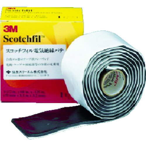 メーカー：スリーエムジャパン【商品特徴】●柔軟な電気絶縁性充填材です。●肉厚があり、効果的に絶縁層を形成できます。●耐老化性に優れ、融着後、乾燥、軟化、硬化によってもろくなることはありません。●ライナーがついています（セパレータ—あり）【用...