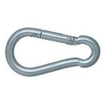 【商品スペック】特長●チェーン・ワイヤーロープの連結金具です。●ベーシックなパーツで安価です。用途●支柱や壁面などに設置し、チェイン・ワイヤ・ロープの末端金具として。仕様仕様2●鉄ucスプリングフック5mm(10個入)材質／仕上●本体：スチ...