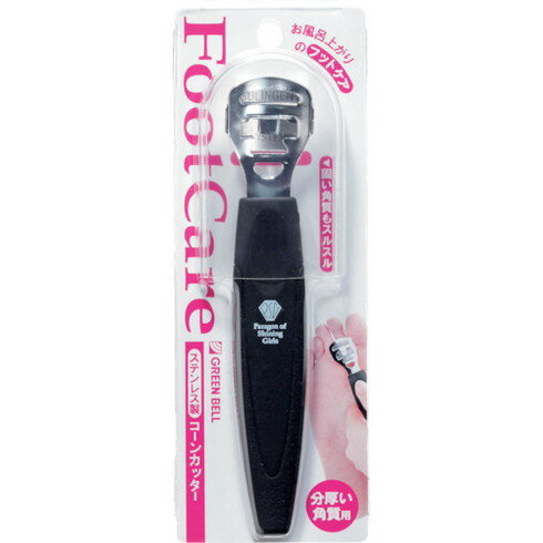 【商品スペック】特長●固くなった角質・タコ等狙った箇所をピンポイントに狙って削ぎ落します。用途仕様●全長(mm)：142仕様2●入浴後など、皮膚を柔らかくしてから使用すること●皮膚が固く、黄色く変色している部分がタコで、固い角質のみを薄く削...