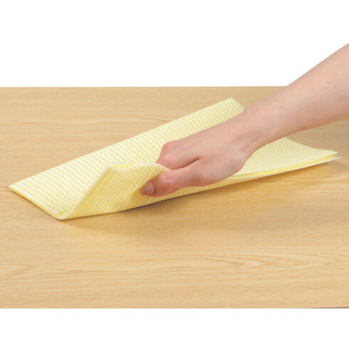 【商品スペック】特長●カラーアソートになった中厚手タイプのカウンタークロスです。●1パックにブルー、ピンク、ホワイト、イエロー、グリーンが各10枚入っています。用途●カフェ・レストラン・キッチン・給湯室などのお掃除に。仕様仕様2●坪量：70...