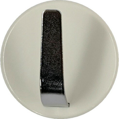 【商品スペック】特長●強力な粘着テープでしっかり吸着します。用途仕様●耐荷重(kg)：1●色：ホワイト●縦(mm)：34●横(mm)：34タイプ：ラウンドスチール仕様2●ラウンドスチール材質／仕上●本体：ABS樹脂●粘着テープ：ポリエチレン...