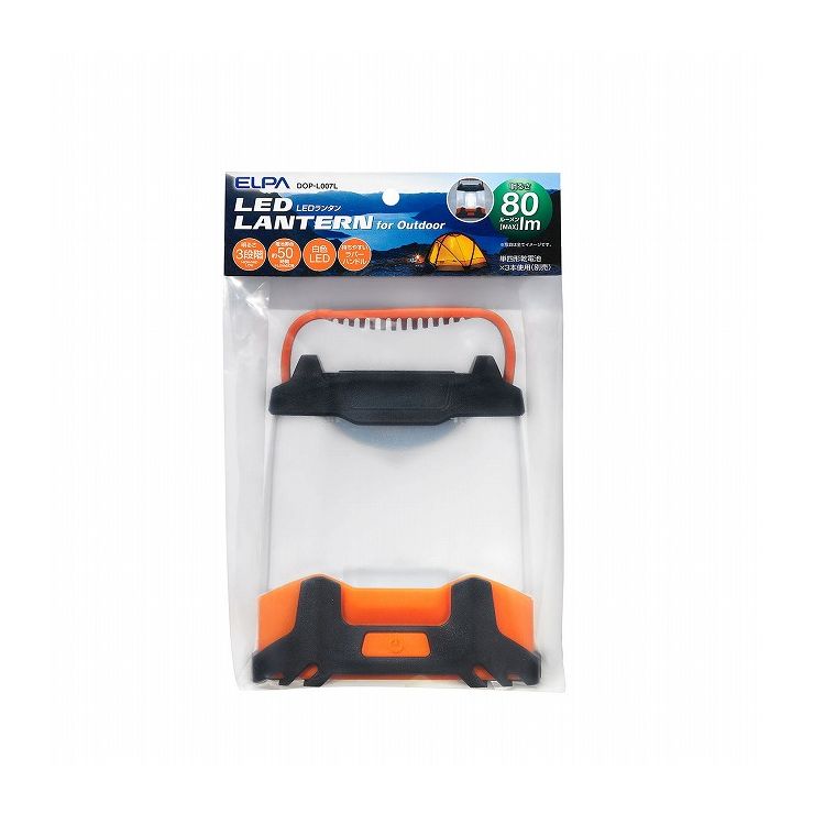 【商品詳細】■電源：単四形アルカリ乾電池X3本（別売）■電池寿命：HIGH 約10時間MID 約15時間LOW 約50時間※アルカリ乾電池使用時　（電池の性能により異なります）■光源：白色 LEDX1灯■明るさ：HIGH 80lm（照度40...