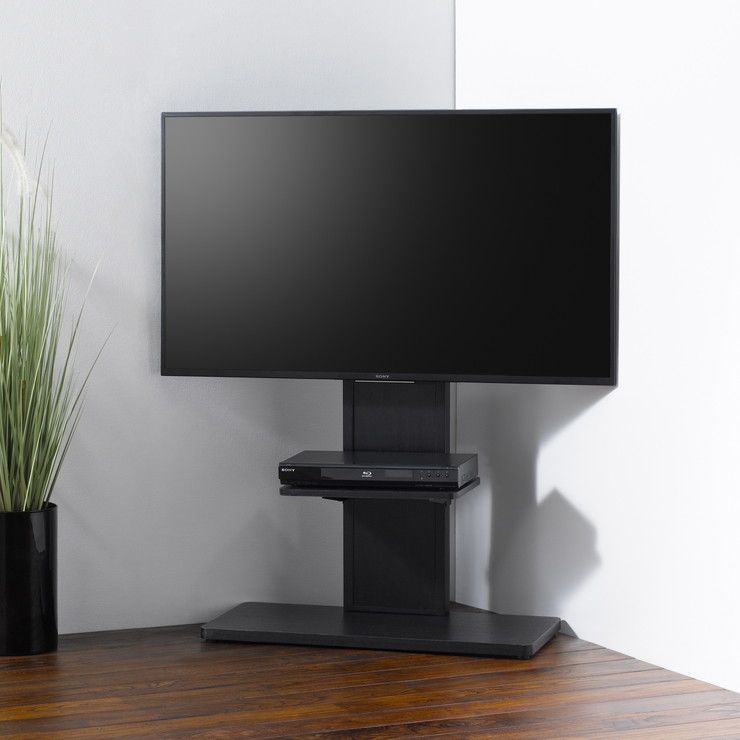 壁よせスタンド800。支柱板をリバーシブルでお好み演出。薄型テレビ40V〜55Vまで対応可能。【サイズ】幅800×奥行350×高さ1130mm【仕様】合成樹脂化粧繊維板(塩化ビニール樹脂)、スチール。　　　　耐荷重：パネル30kg、棚板5k...
