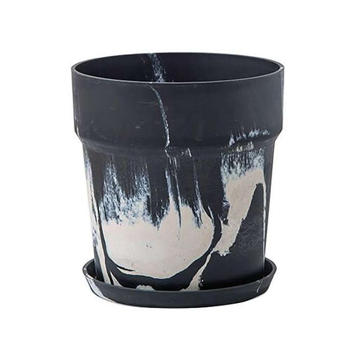【商品説明】マーブル模様がおしゃれなデザインです。生産国:中国素材・材質:プラスチック、ウッドパウダー、ストーンパウダー商品サイズ:Φ26.5×H28cm仕様:底穴有り【代引きについて】こちらの商品は、代引きでの出荷は受け付けておりません。...